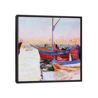 iCanvas "Boats At Cannes, Dusk, 1924" by Pierre Bonnard Framed - Bed ...