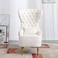 Gosser 20" Wide Velvet High Back Vanity Chair - Bed Bath & Beyond ...