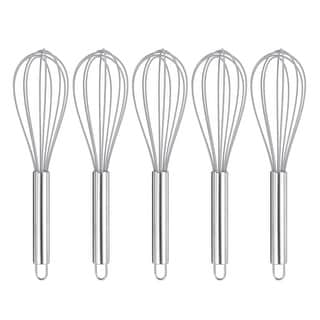 5Pcs Silicone Whisk Kitchen Whisk Wire Whisks Beater - Bed Bath ...