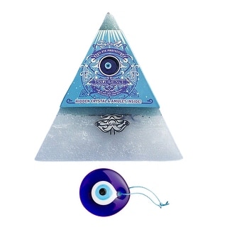 Selaluz Candles - Evil Eye Crystal Pyramid Candle - Bed Bath & Beyond ...