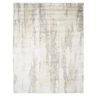 Shahbanu Rugs Soft colors Plush Pile Moroccan Weave Minimalist Design ...