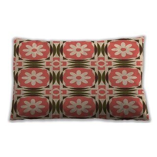 Ahgly Company Patterned Indoor-Outdoor Chilli Pepper Red Lumbar Throw ...