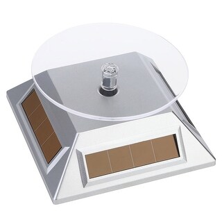 Solar Display Stand 360 Degrees Rotation Energy-Saving Abs Revolving ...