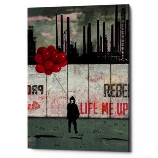 Epic Graffiti 'Life Me Up III' by DB Waterman, Canvas Wall Art - Bed ...