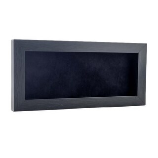 10x20 Shadow Box Frame Charcoal Gray Wood | 3/4" Usable Display Depth ...