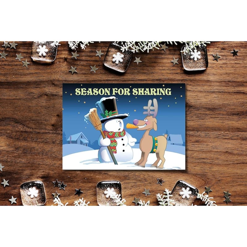 Stonehouse Collection 18 Christmas Cards Boxed With Envelopes Funny