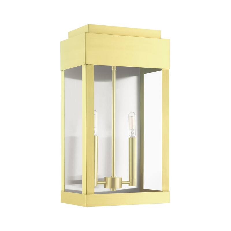 Livex Lighting York 2 Light 19" Tall Outdoor Wall Sconce - Overstock ...
