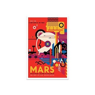 Mars Print On Acrylic Glass by NASA - Bed Bath & Beyond - 37536022