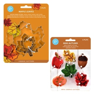 Assorted Leaf Cookie Cutter Set - Multicolor - Bed Bath & Beyond - 40123751
