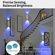 LED Motion Sensor Night Light,Rechargeable Battery Stair Light,2-Pack ...