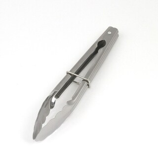 9" Stainless Steel Clamshell Tongs - 36 Units - Bed Bath & Beyond ...