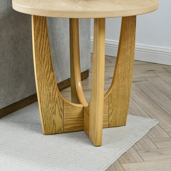 light oak sofa end table