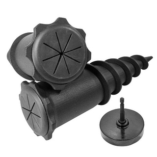 Ground Spike Anchor Kit - 2 4 or 6 Pack with Drill Chuck - Bed Bath ...