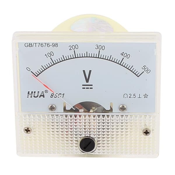 Class 2.5 Accuracy Analog DC0V-500V Scale Electric Voltage Meter Panel ...
