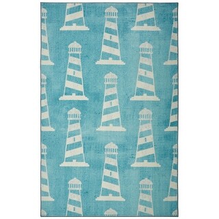 Mohawk Home Seaside Lighthouse Area Rug - Bed Bath & Beyond - 22735366