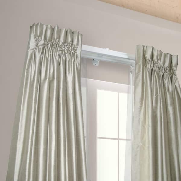 InStyleDesign Baton Draw Double White Traverse - On Sale - Bed Bath ...