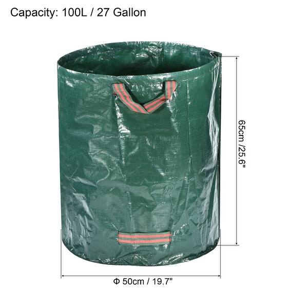 Garden Bag Holder Reusable Leaf Waste Container for Lawn Yard 4Pcs ...