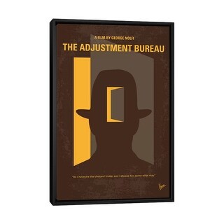 iCanvas "The Adjustment Bureau Minimal Movie Poster" by Chungkong ...