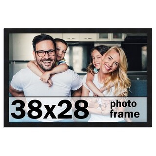 38x28 Frame Black Picture Frame - Complete Modern Photo Frame Includes ...