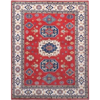 Shahbanu Rugs Ruby Red Vegetables Dyes Denser Weave Hand Knotted Pure ...