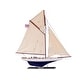 Wooden Defender Limited Model Sailboat 25" - 24" L x 4" W x 25" H - Bed ...