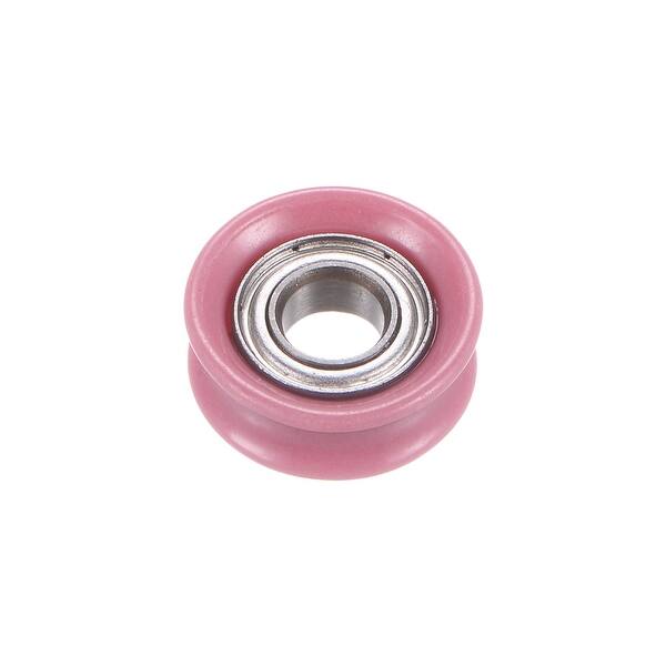 1pcs Guide Pulley Wheel Deep Groove Pulley Bearing, Red - Bed Bath ...