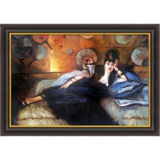 La Pastiche Edouard Manet 'Lady with Fans, Portrait of Nina de Callais ...