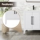 Altair Laurel Bath Vanity with Calacatta White Quartz Stone Countertop ...
