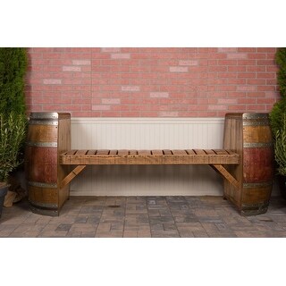 Wine Barrel Designs Barrel Bench - On Sale - Bed Bath & Beyond - 38285187