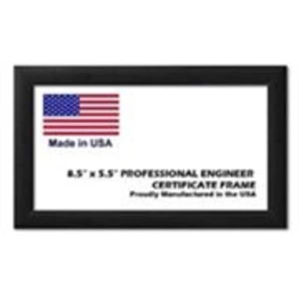 Professional Engineer License Certificate Wood Frame x inches Black ...