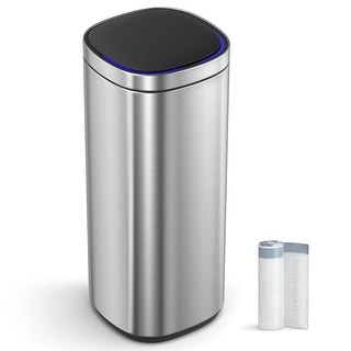 Motion Sensor Trash Can, 13 Gallon Automatic Kitchen Garbage Can ...