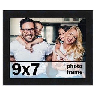9x7 Frame Black Picture Frame - Complete Modern Photo Frame Includes ...