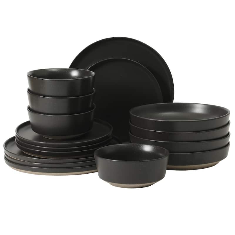 Black Dinnerware Sets - Overstock