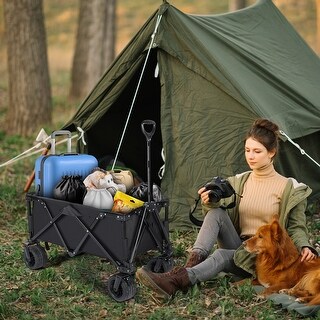Wagons Cart Collapsible Carts Outdoor Camping Garden Storage Carts ...