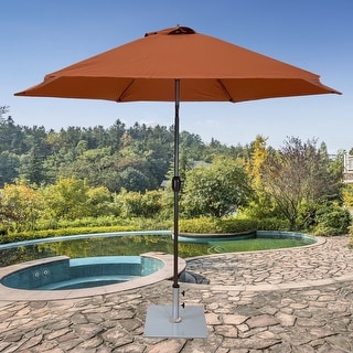 Tropishade 9 ft. Aluminum Bronze Patio Umbrella, Rust cover - Bed Bath ...