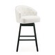Moore Modern Rubberwood Swivel 33.25-Inch Barstool (set of 2) by ...