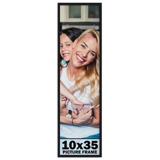 10x35 Frame Black Picture Frame - Complete Modern Photo Frame Includes ...