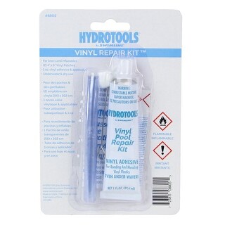 7 Blue and White Multi-Use Repair Kit for Swimming Pools and ...