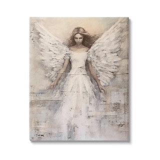 Stupell Spiritual Abstract Angel Canvas Wall Art Design by Riley B ...