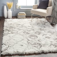 Orian Rugs Super Shag Cascade Ivory Stain Resistant Area Rug - On Sale ...