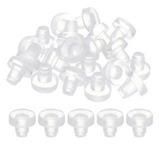 Glass Table Top Bumpers with Stem, Rubber Push in Bumpers , Rubber ...