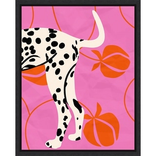 Tail a Dog Texture by Kintsugi99 Framed Canvas Wall Art - Bed Bath ...