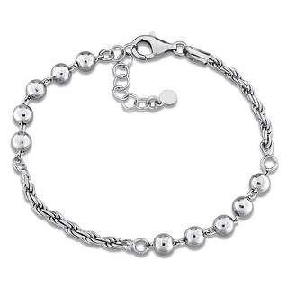 Miadora Bracelet Sterling Silver-7.5 in - Bed Bath & Beyond - 40939903