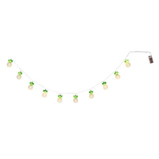 Light-Up LED Pineapple String Lights Plastic Tropical Theme 2 x 1.5 x ...