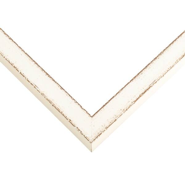 19x12 Shadow Box Frame White | 1.125 inches Deep Real Wood Distressed ...