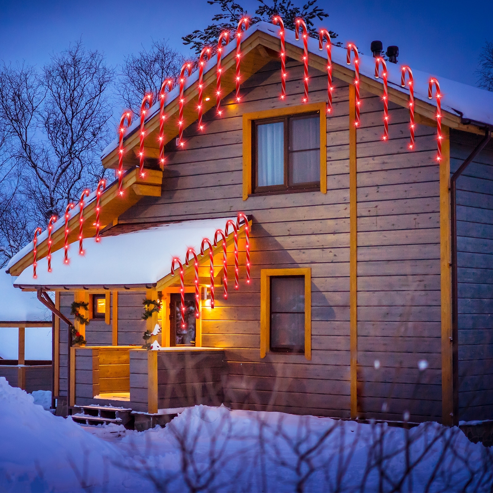 Set of 10 Christmas Candy Canes Lights Indoor Outdoor On Sale Bed Bath Beyond 39122574