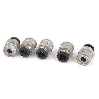 5/16inch Tube 3/8NPT Male Thread Air Line Quick Coupler Fittings 5pcs ...