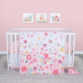 Floral Sprinkles 4 Piece Crib Bedding Set - On Sale - Bed Bath & Beyond ...