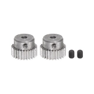 2x Step Spur Gear 3mm Inner Hole 26T Mod 0.5 Aluminum Alloy Motor Gear ...