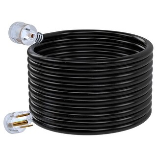 250V 25 Feet Welder Extension Cord, 8 AWG NEMA 6-50 STW Heavy Duty ...